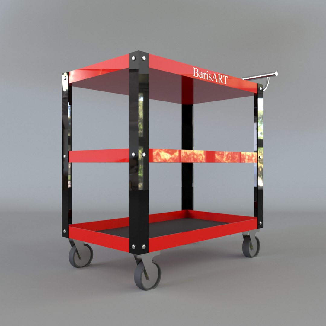 Service cart 3D - TurboSquid 1953270