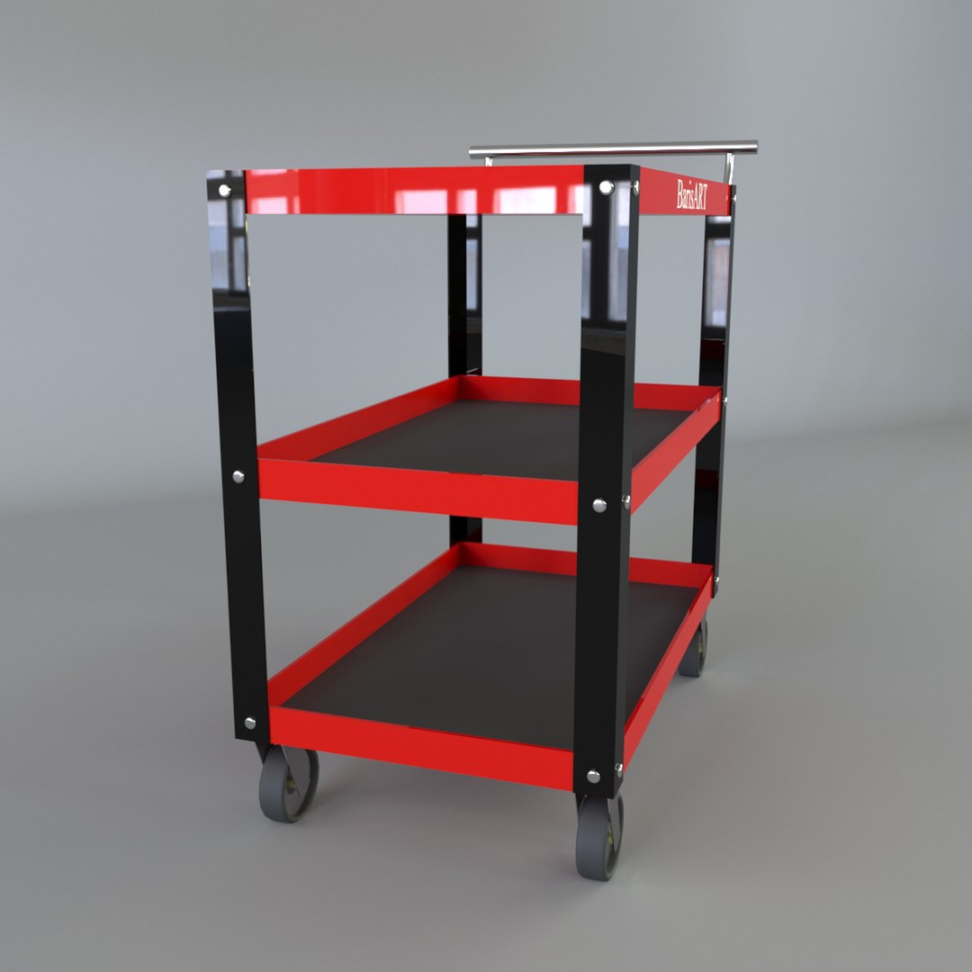Service cart 3D - TurboSquid 1953270