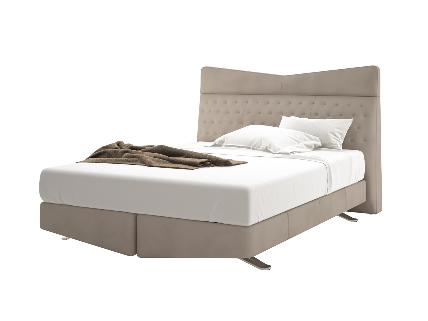 3D DS-1152 140 160 Bed Model - TurboSquid 2162384