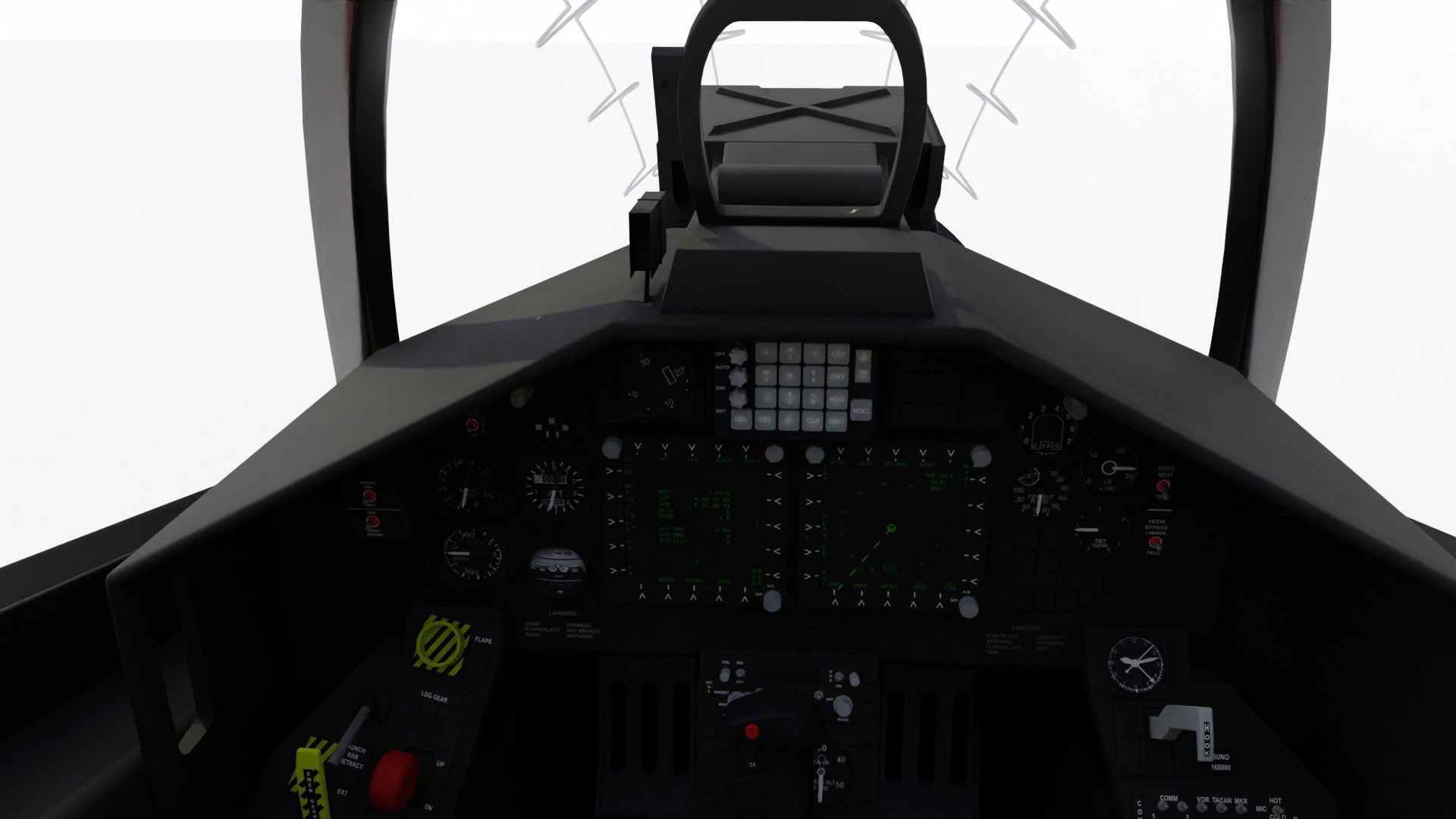 Mcdonnell Douglas T-45 Cockpit 3D Model - TurboSquid 1610936
