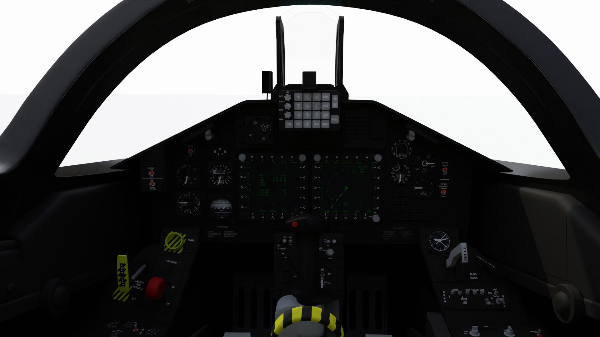 Mcdonnell Douglas T-45 Cockpit 3D Model - TurboSquid 1610936