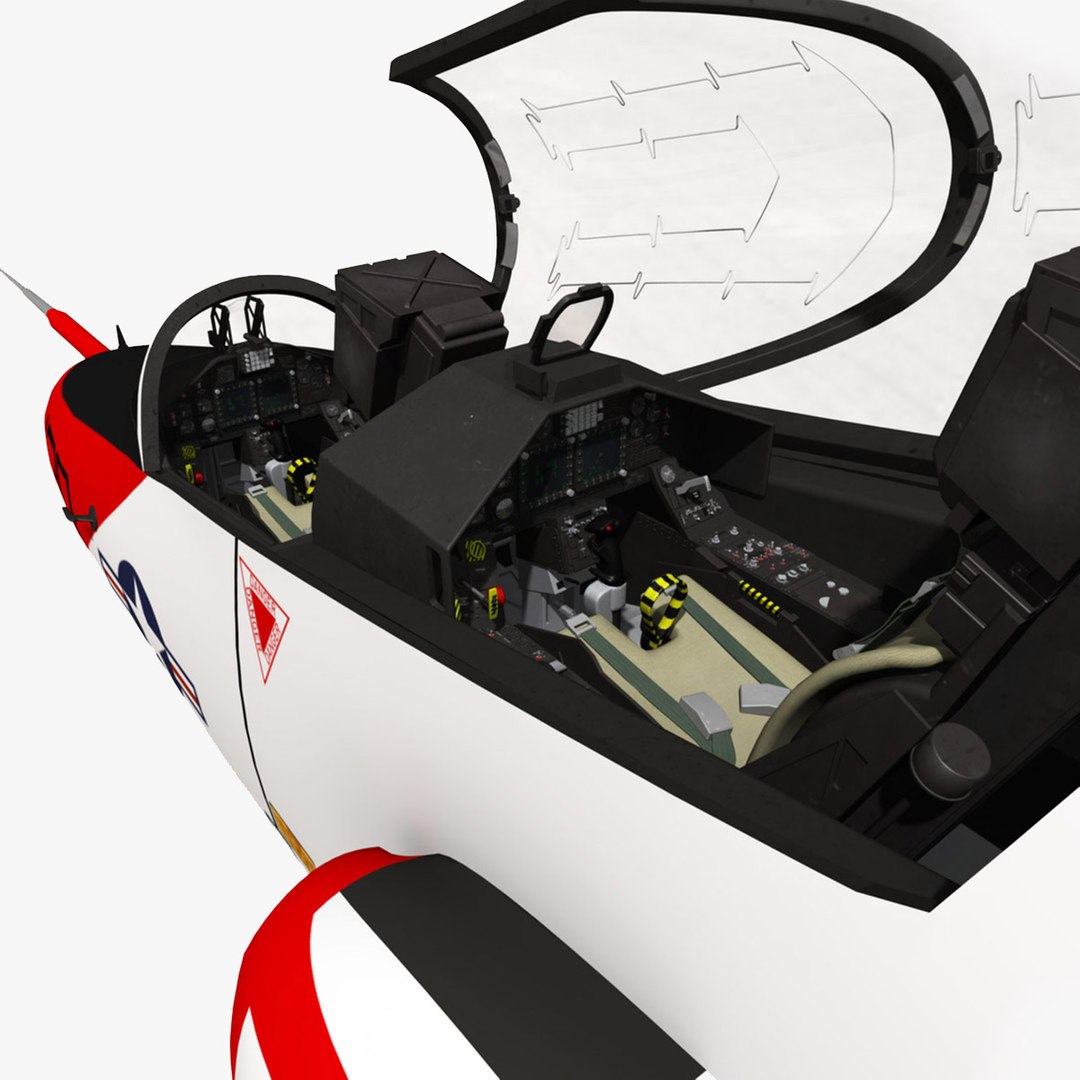 Mcdonnell douglas t-45 cockpit 3D model - TurboSquid 1610936