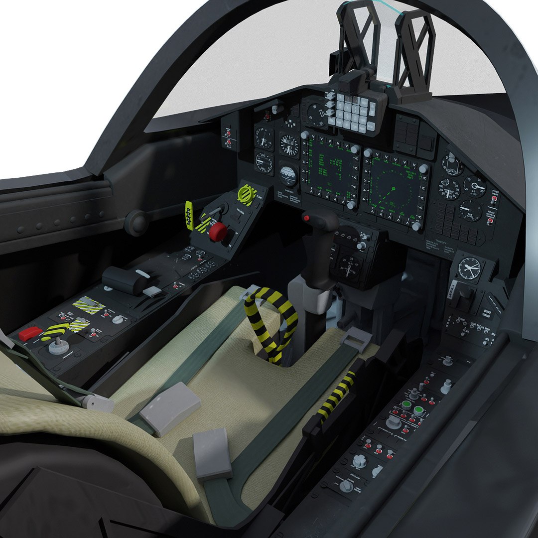 Mcdonnell Douglas T-45 Cockpit 3D Model - TurboSquid 1610936
