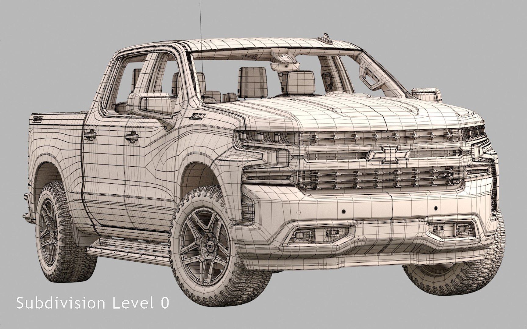 2019 chevrolet silverado lt 3D model - TurboSquid 1410078