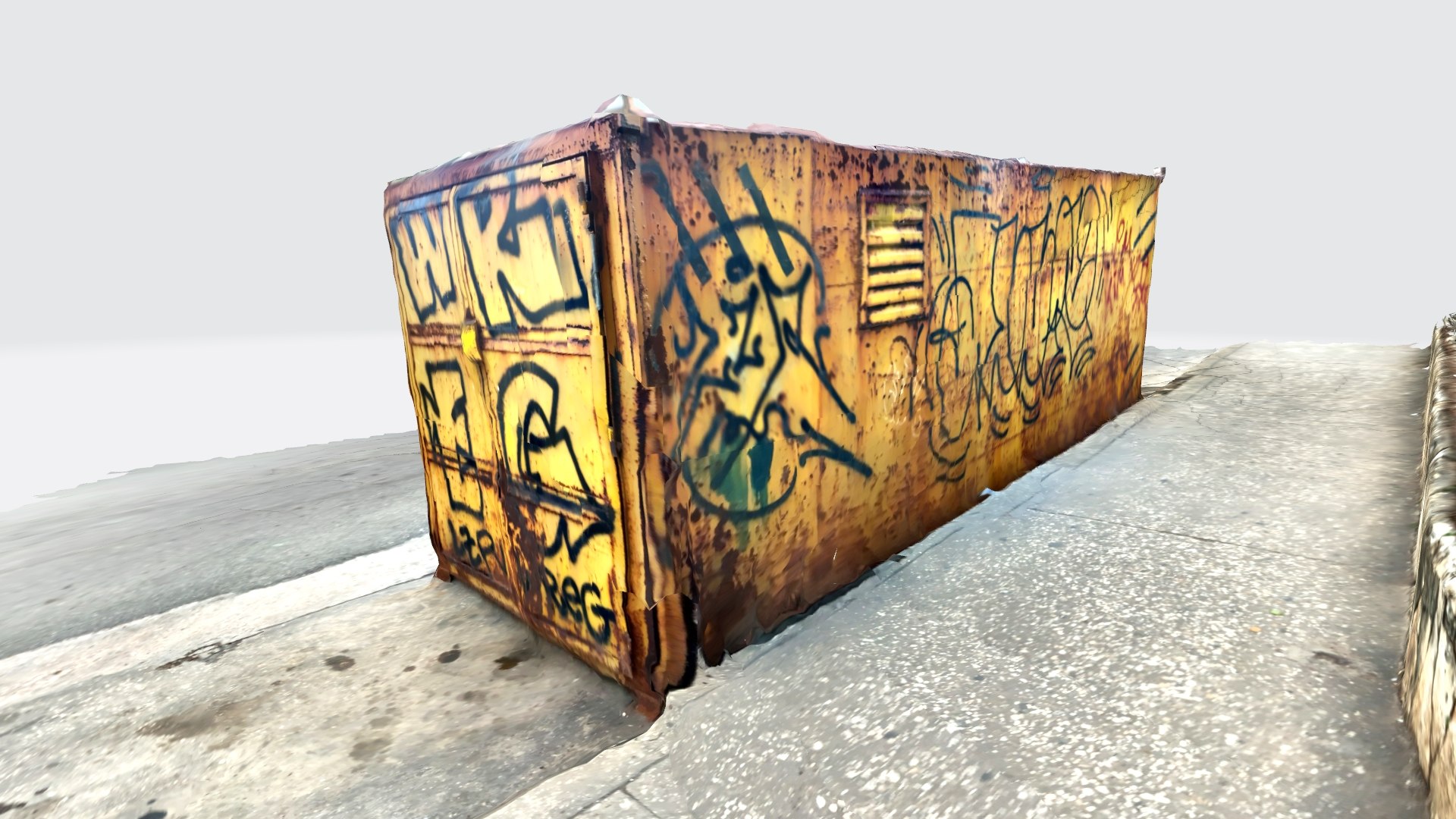 Rusty Container 3D Model - TurboSquid 1968347