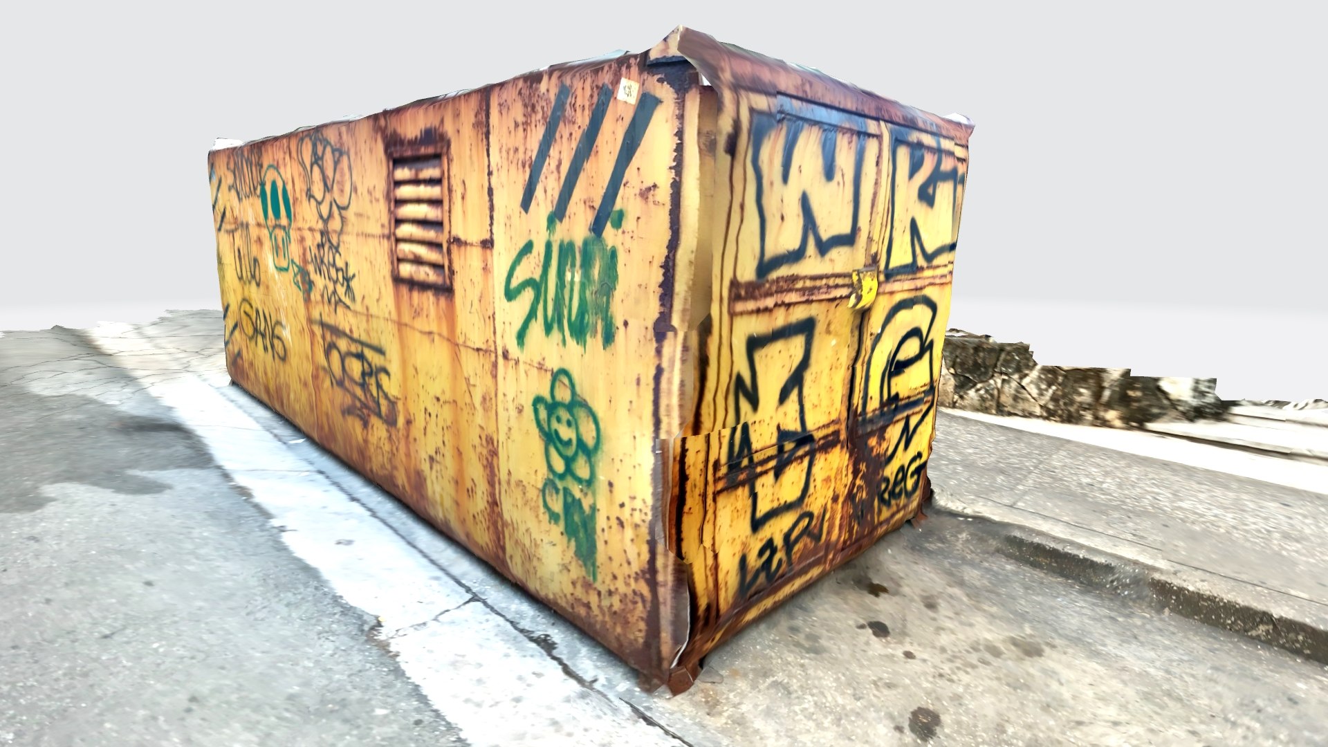 Rusty Container 3D Model - TurboSquid 1968347