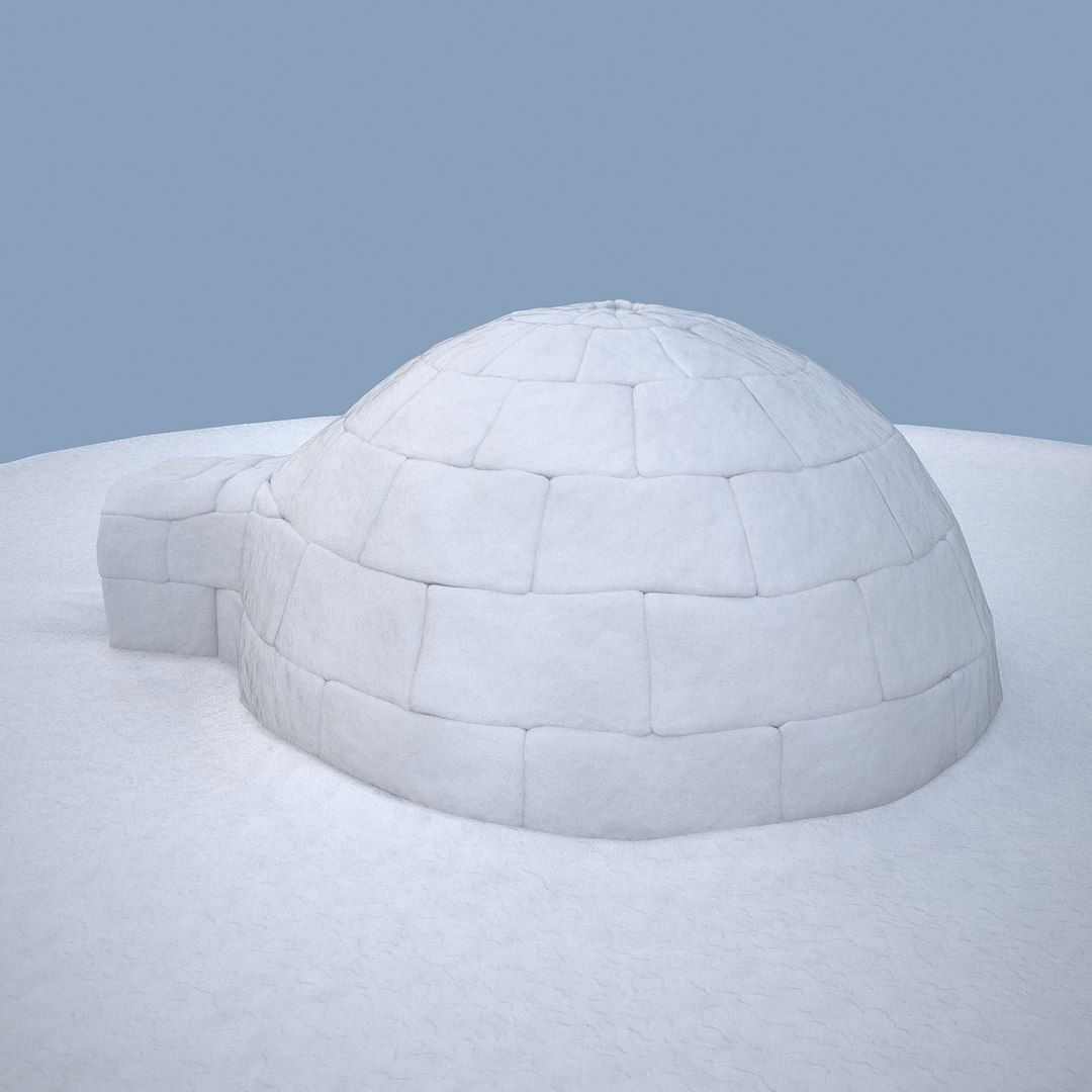 3d model igloo