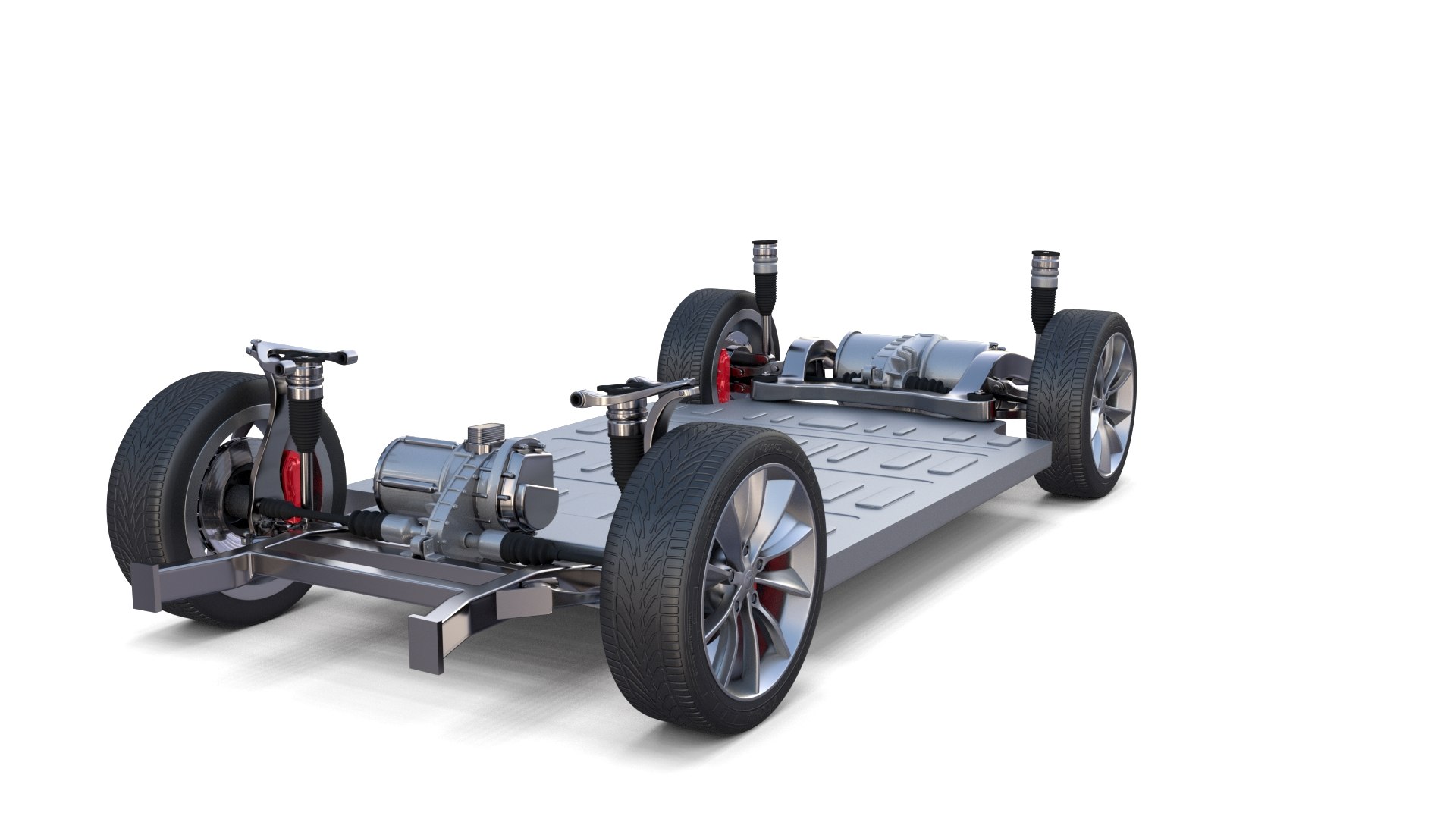 3D tesla x chassis - TurboSquid 1566000