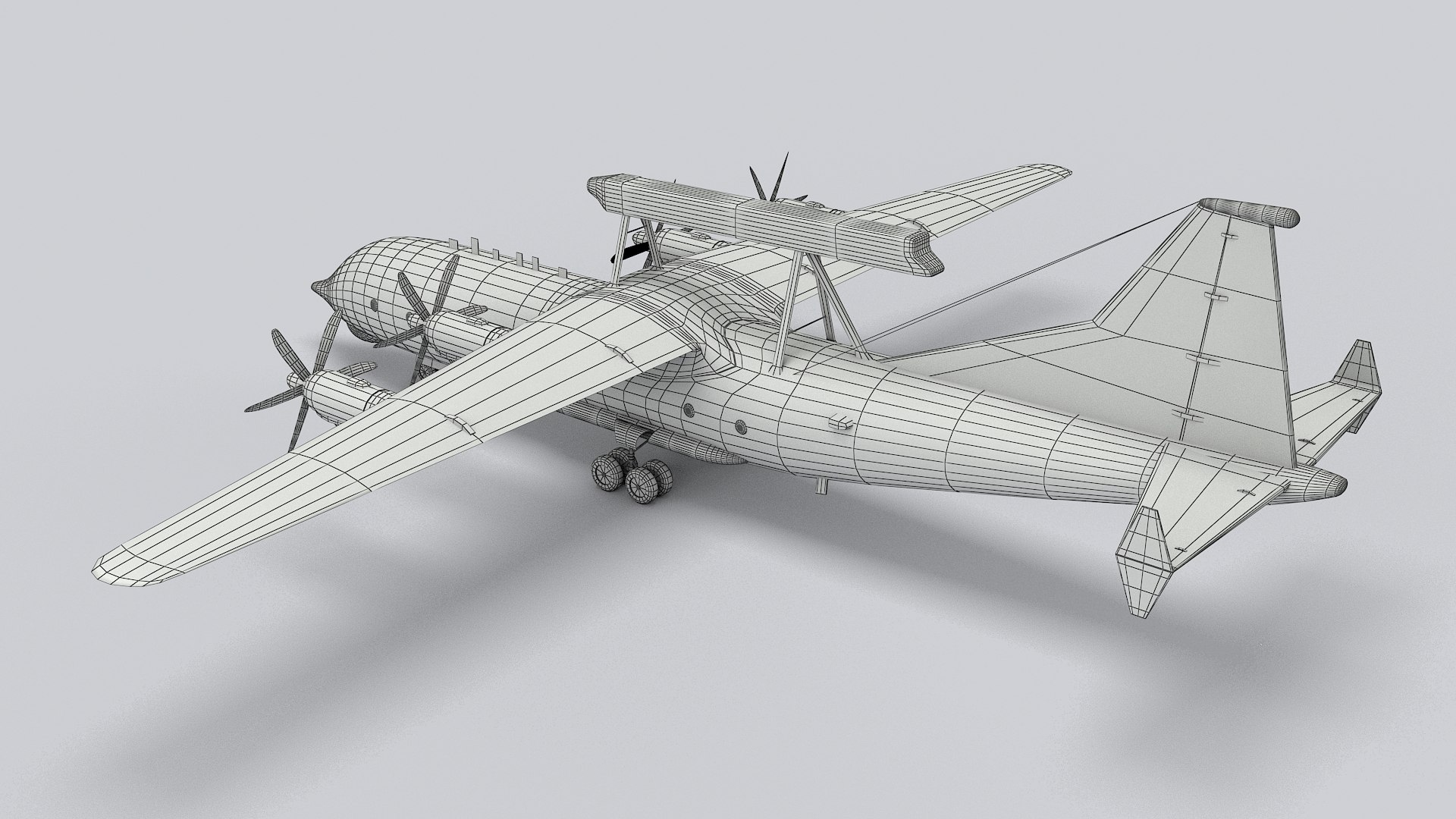 3D Model KJ-200 AWACS - TurboSquid 2154295