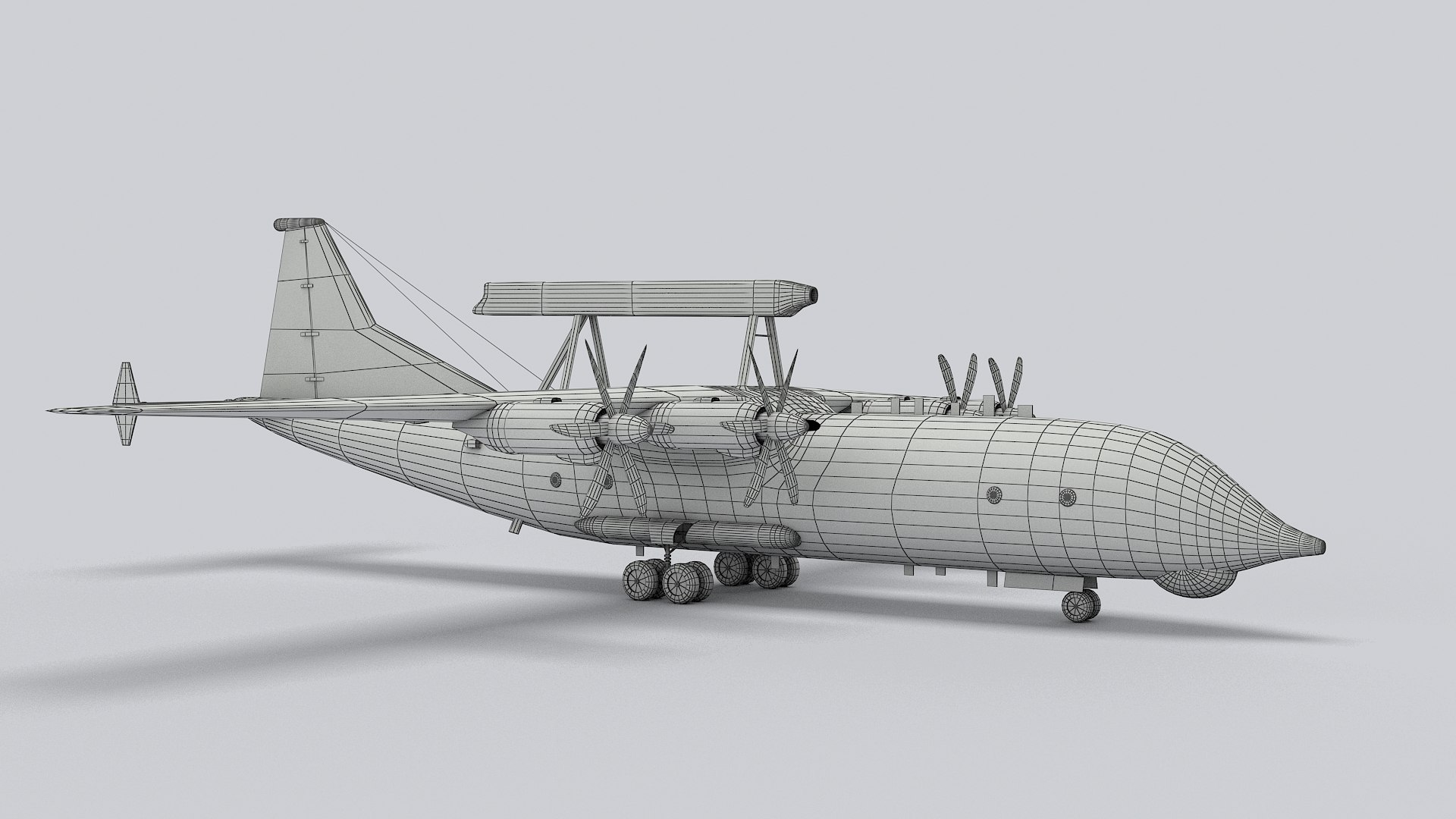 3D Model KJ-200 AWACS - TurboSquid 2154295