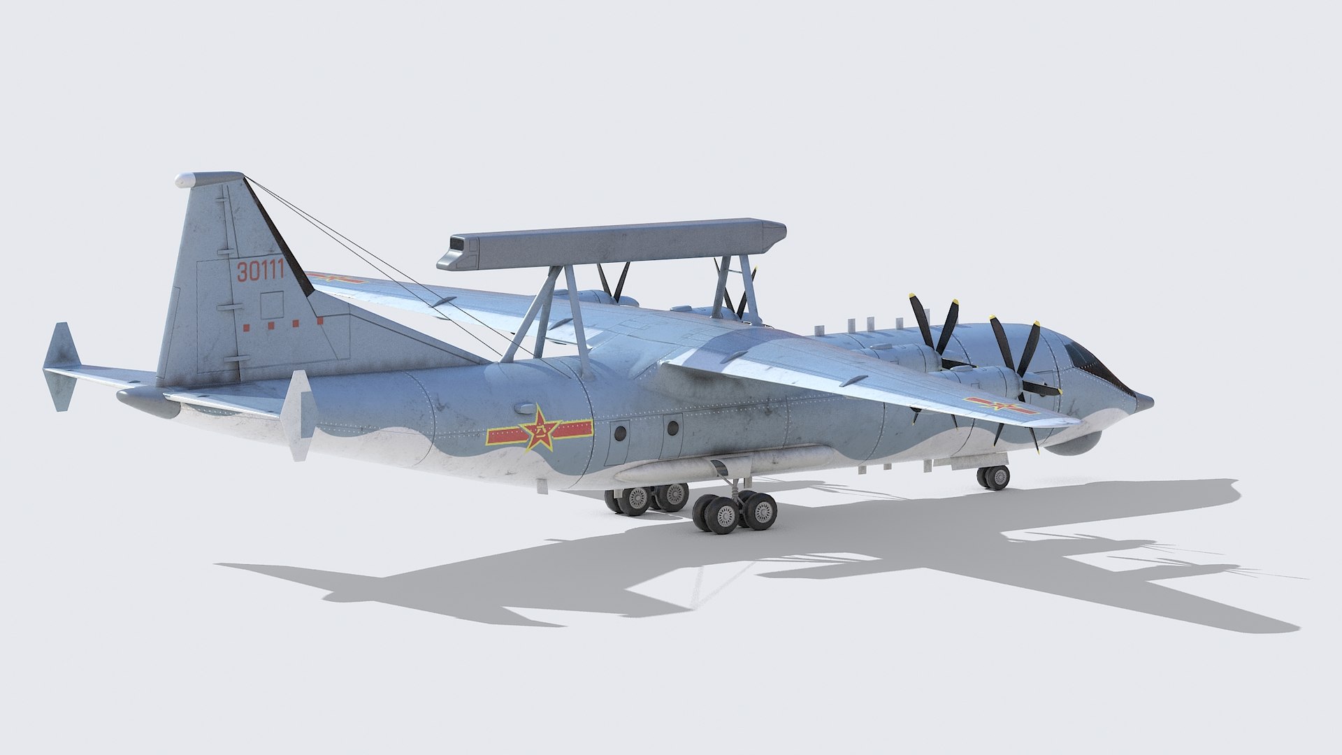 3D Model KJ-200 AWACS - TurboSquid 2154295