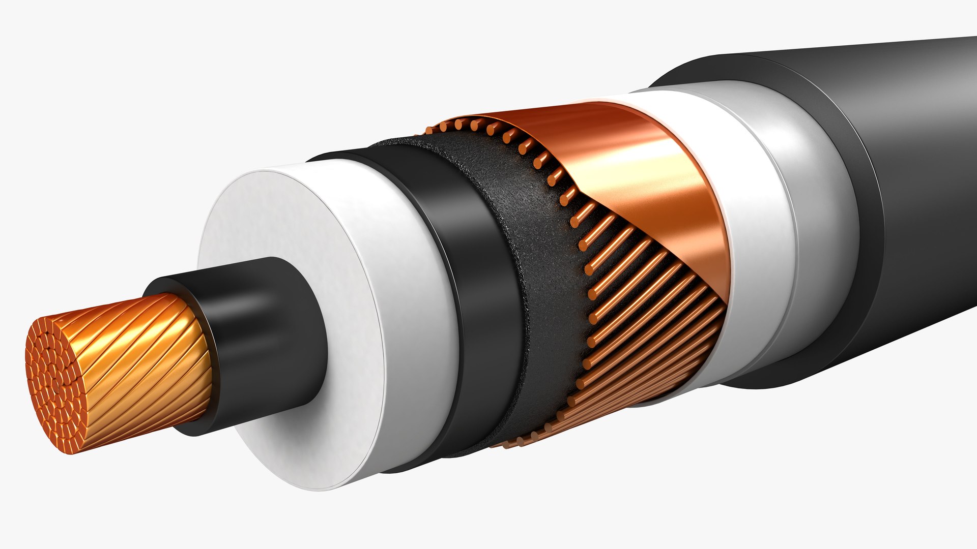 3d Electrical Cables Complete 36 Model