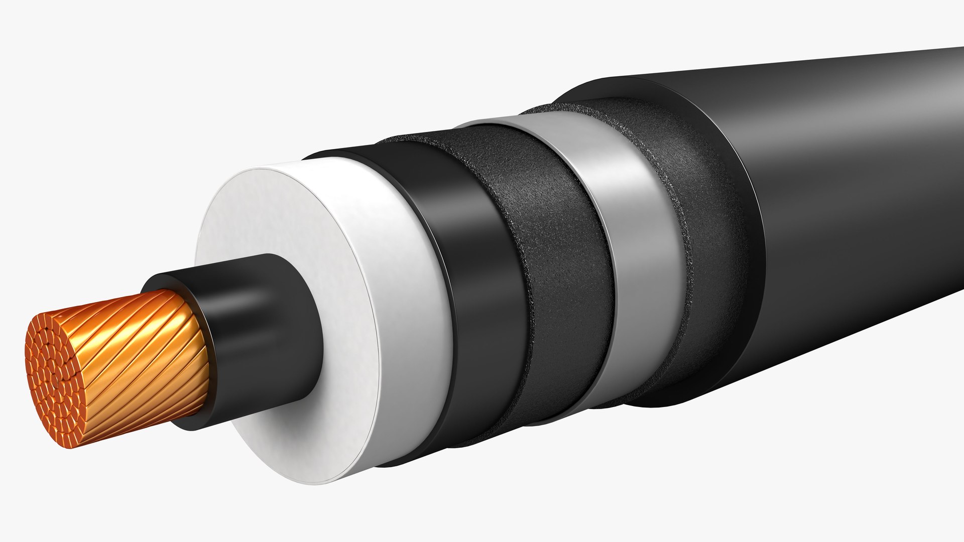 3d Electrical Cables Complete 36 Model