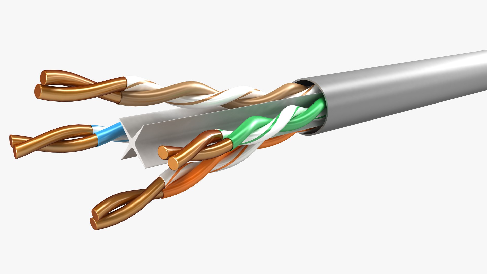 3d Electrical Cables Complete 36 Model