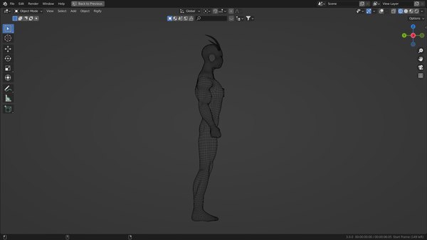 Alien X 3D model - TurboSquid 1857336