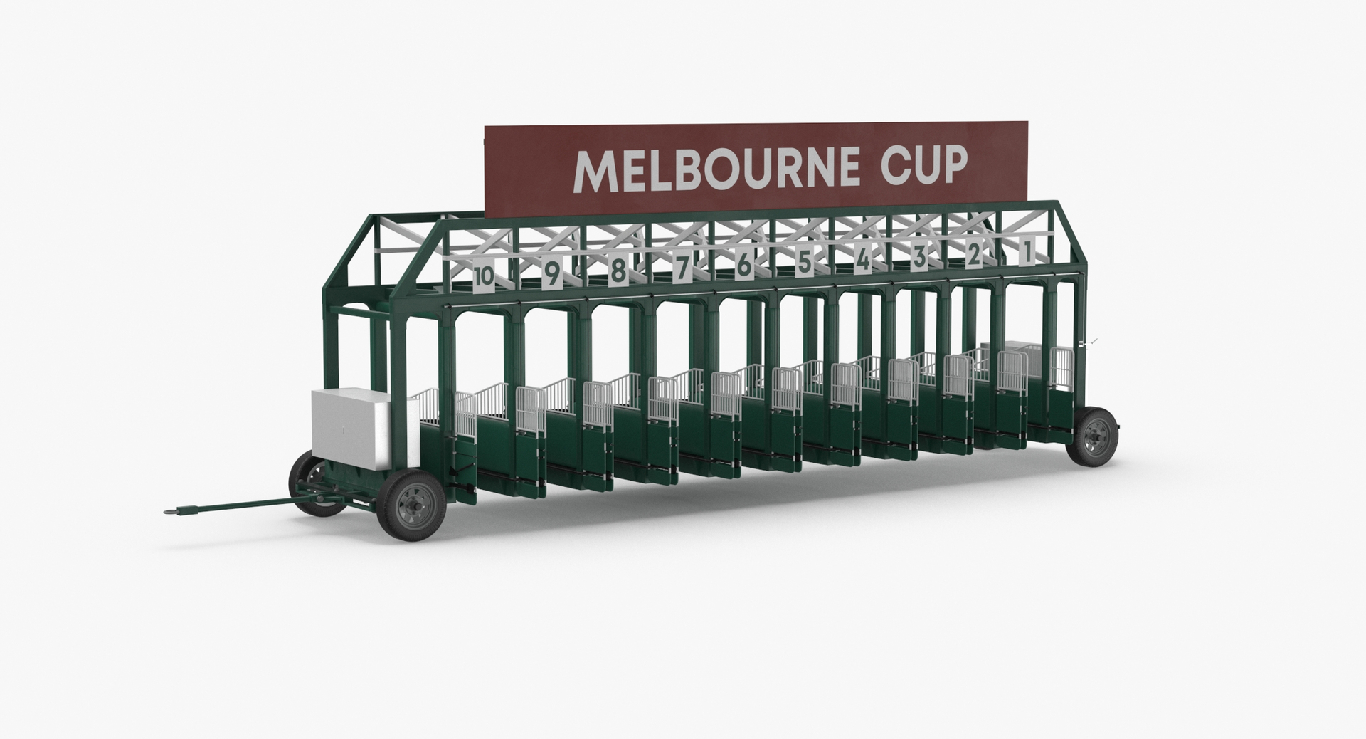 3D Horse Racing Starting Gates - TurboSquid 1645176