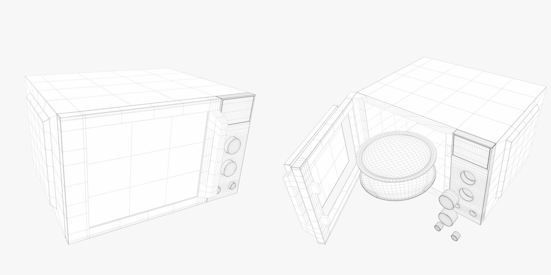 3D Microwave Oven - TurboSquid 1985337