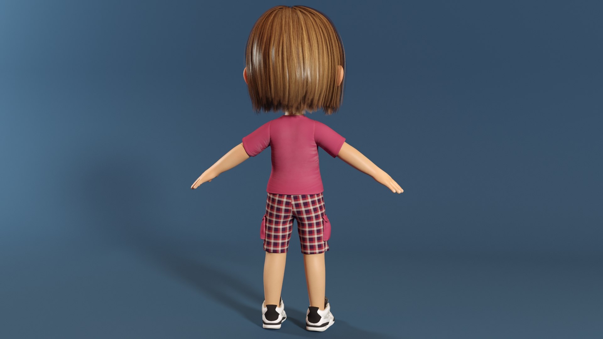 Toon Girl 3D Model - TurboSquid 2177086