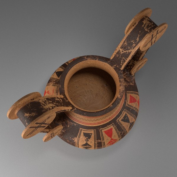 obj messapian vase trozzella