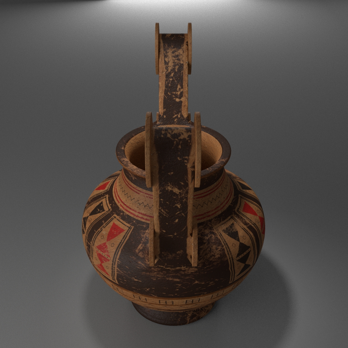 obj messapian vase trozzella