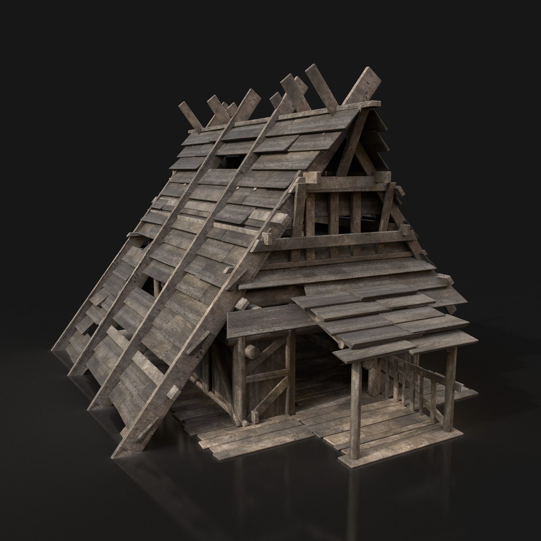 Viking Hut - 3D Model - TurboSquid 1465553