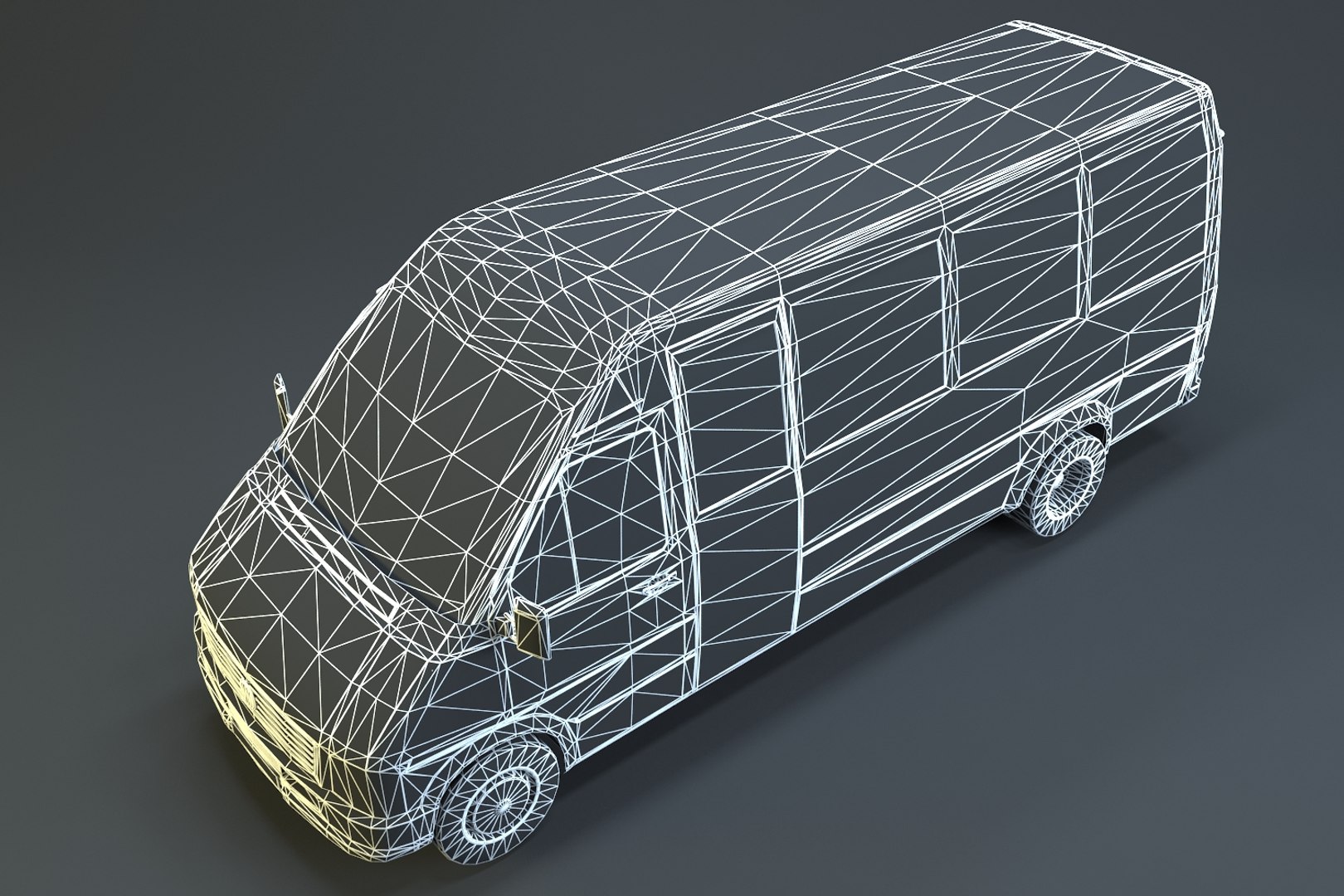 Passenger Van Vehicle 3D Model - TurboSquid 1578955
