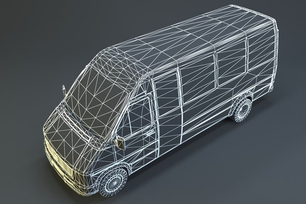 Passenger van vehicle 3D model - TurboSquid 1578955