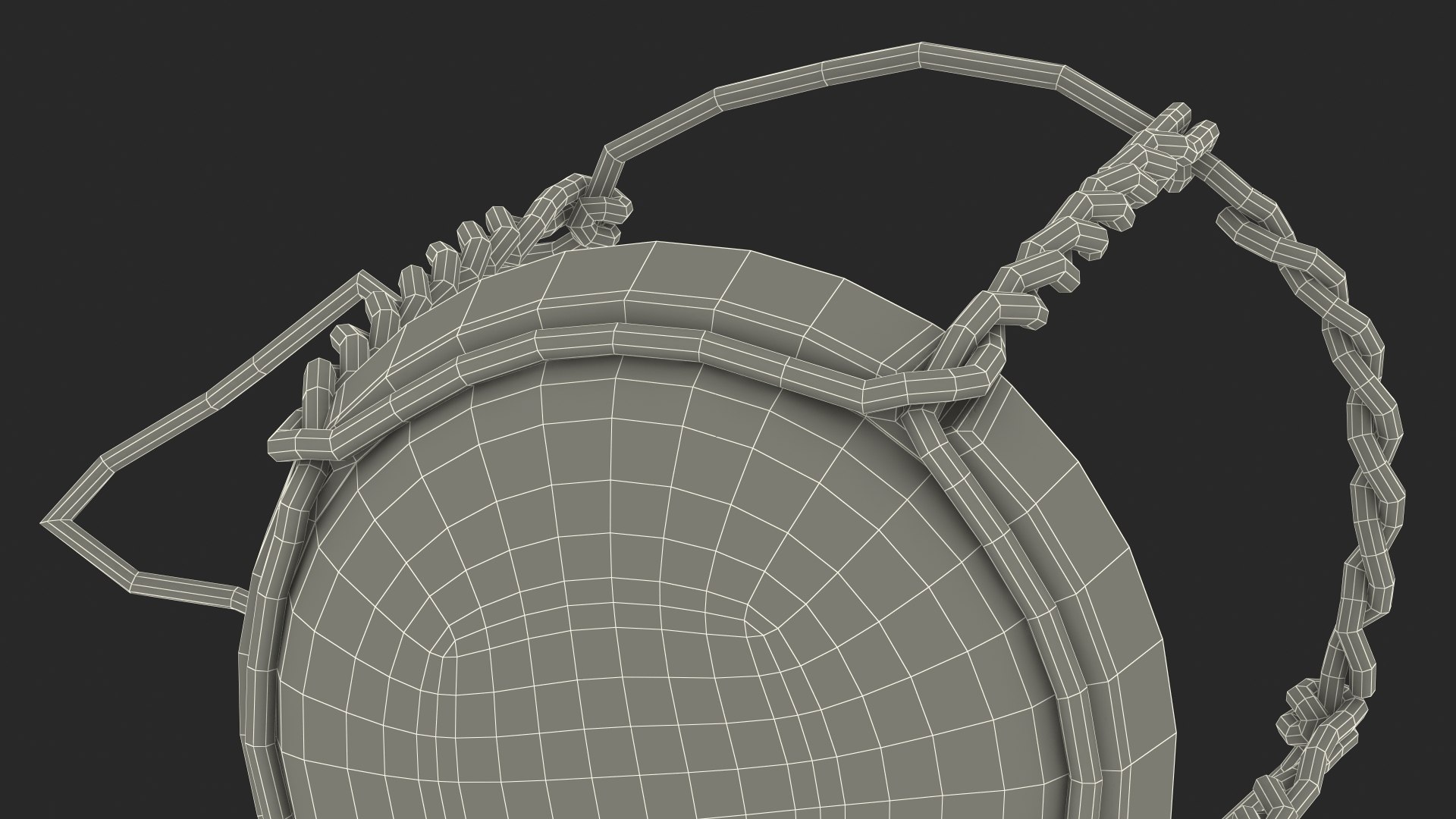 3D Yellow Wire Cage with Cap model - TurboSquid 1853402