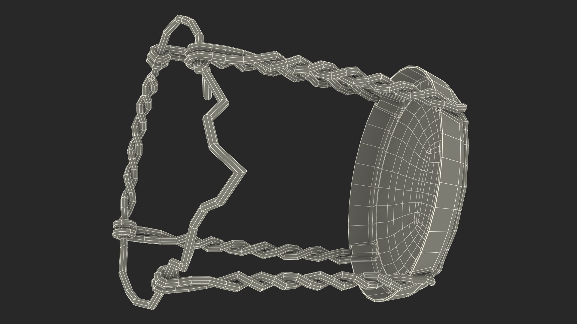 3D Yellow Wire Cage with Cap model - TurboSquid 1853402