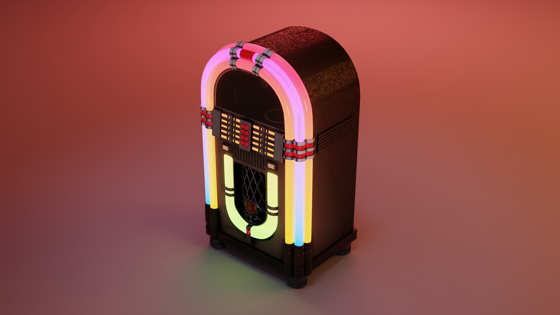 3ds Max Jukebox 3D Model - TurboSquid 2273265