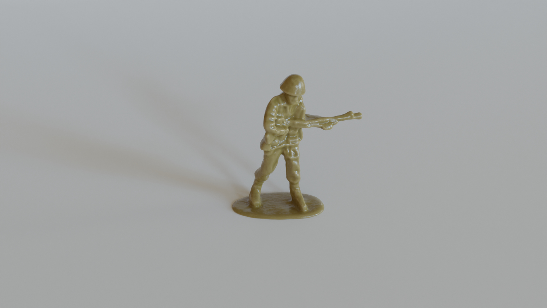 3D Beige Plastic Army Man Soldier Toy 03 Model - TurboSquid 2068270