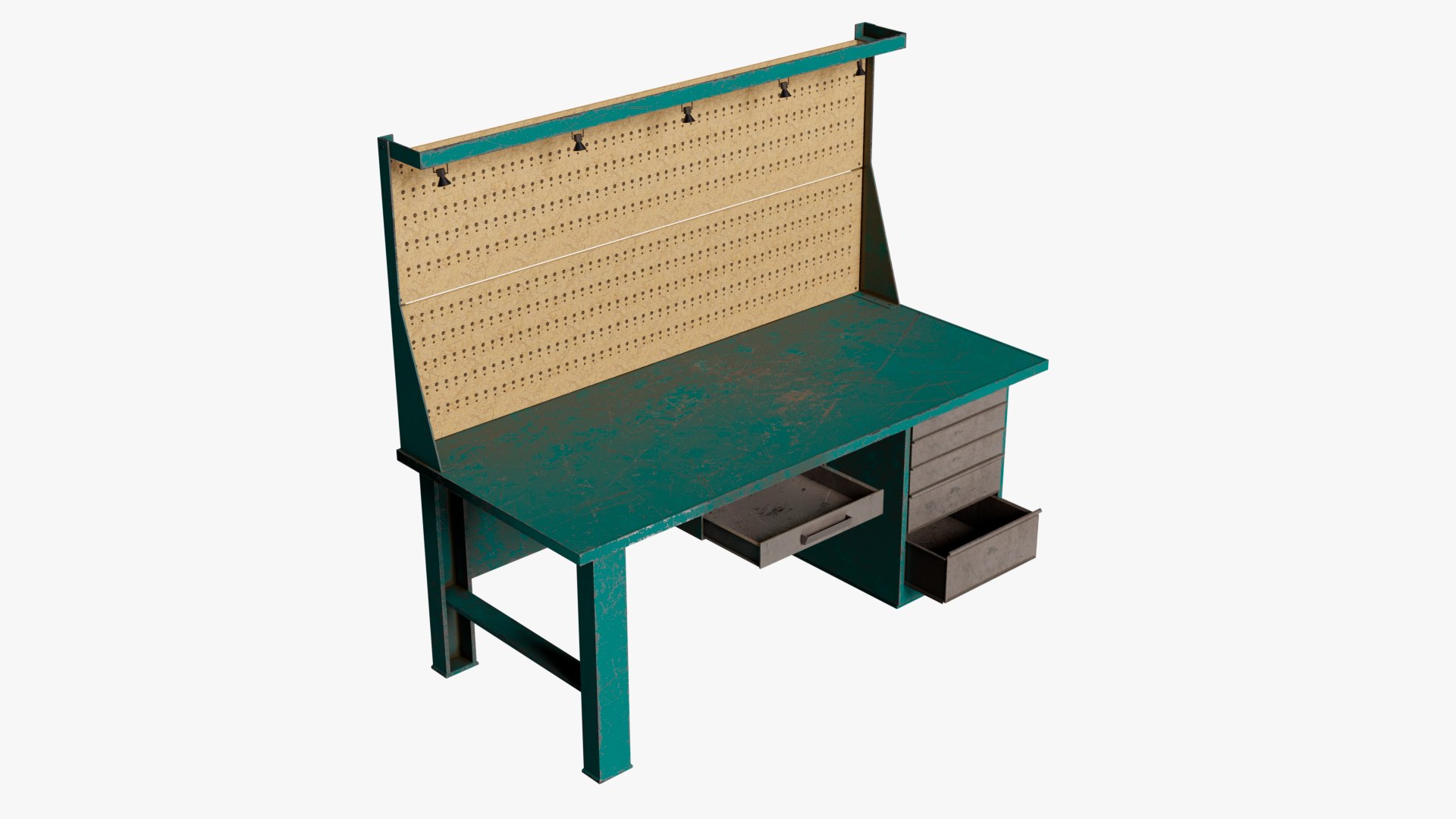 Weapon Workbench With Tools 3D Model - TurboSquid 1793818