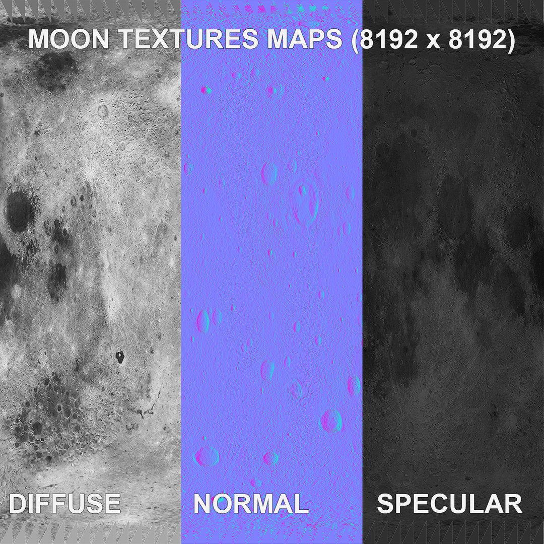 Moon Nasa Stars 3d Model