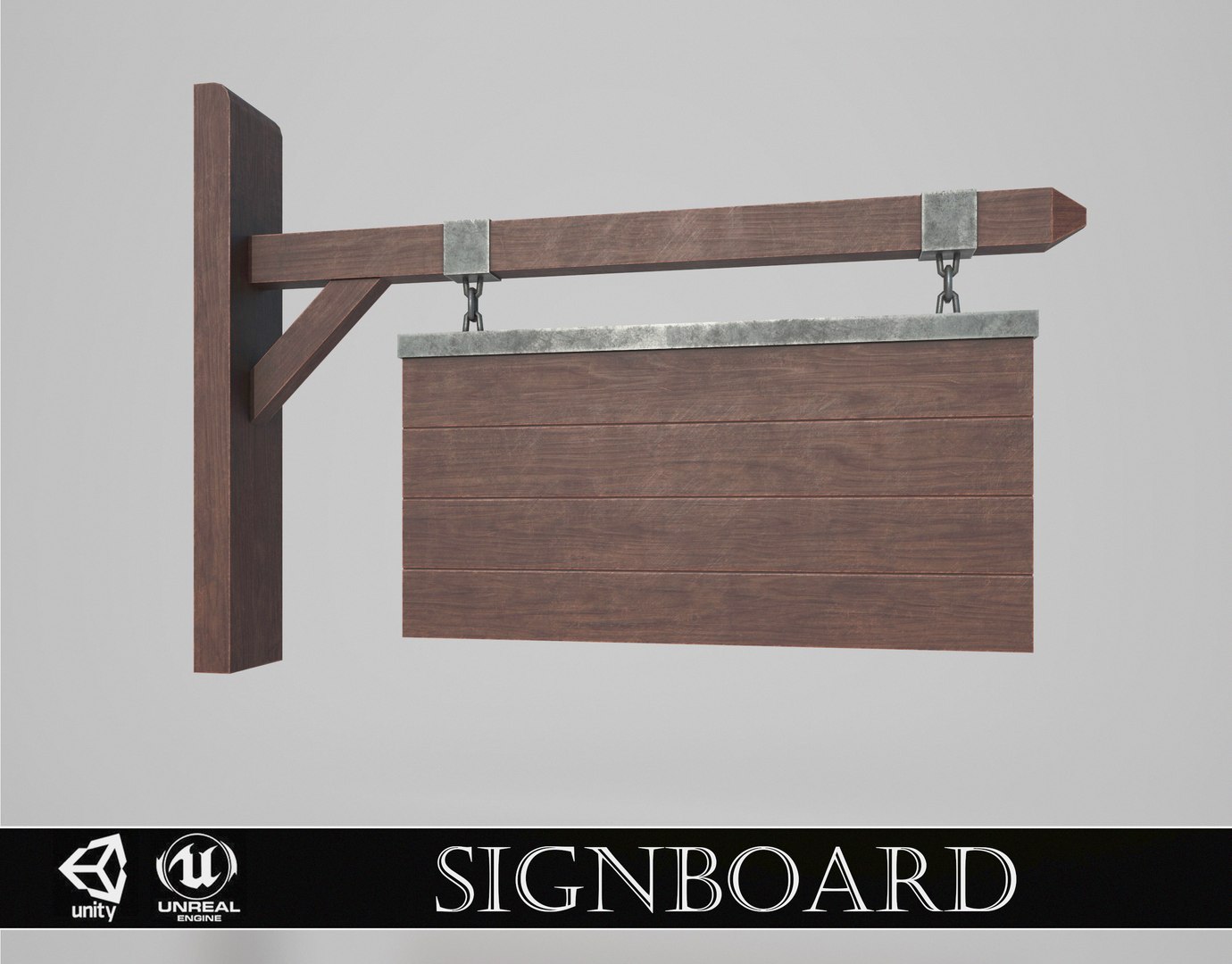 3D Medieval Signboard V7 - TurboSquid 1783055