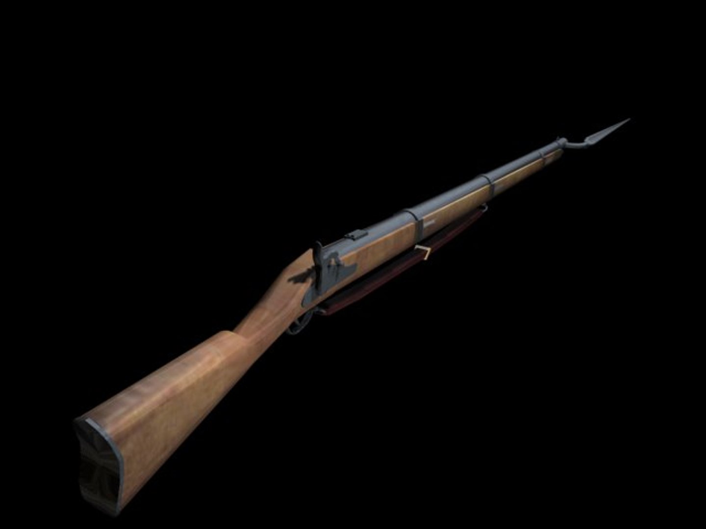 3d Civil War Rifle Springfield
