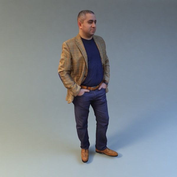 man scan 3d max