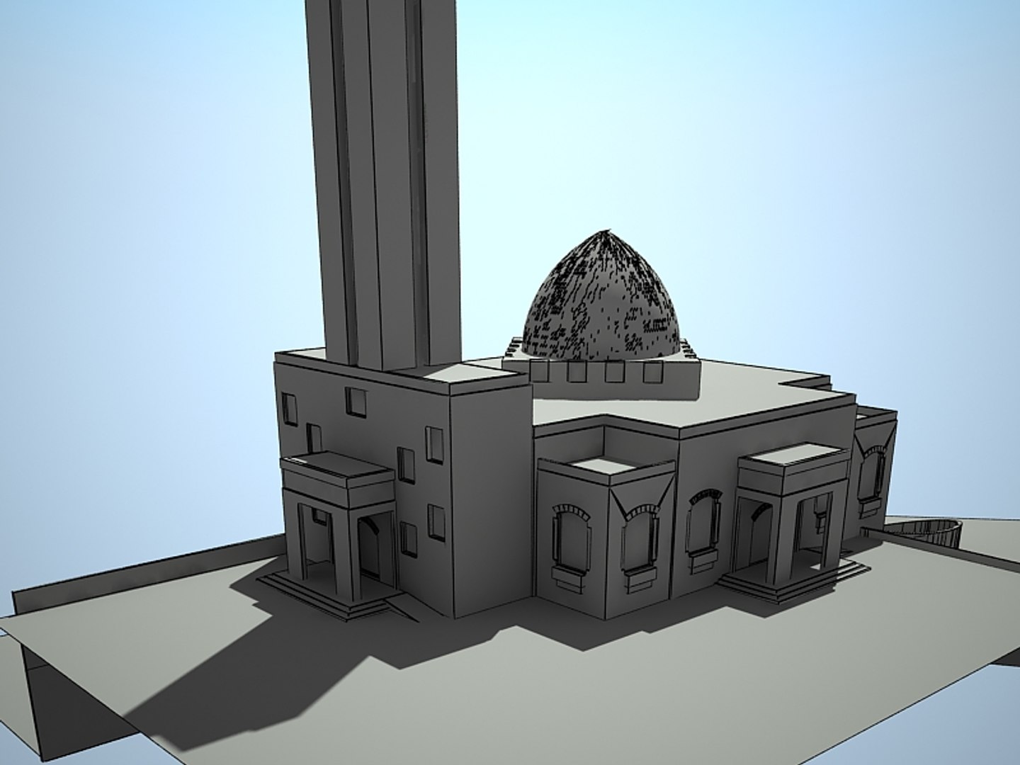 3ds max mosque