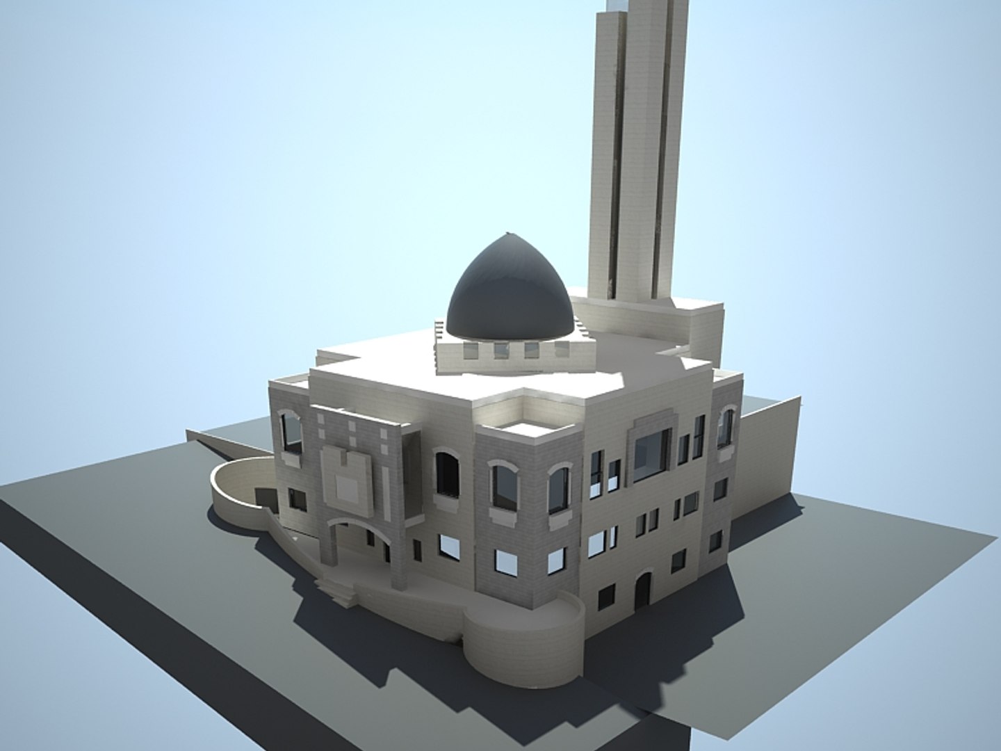 3ds max mosque