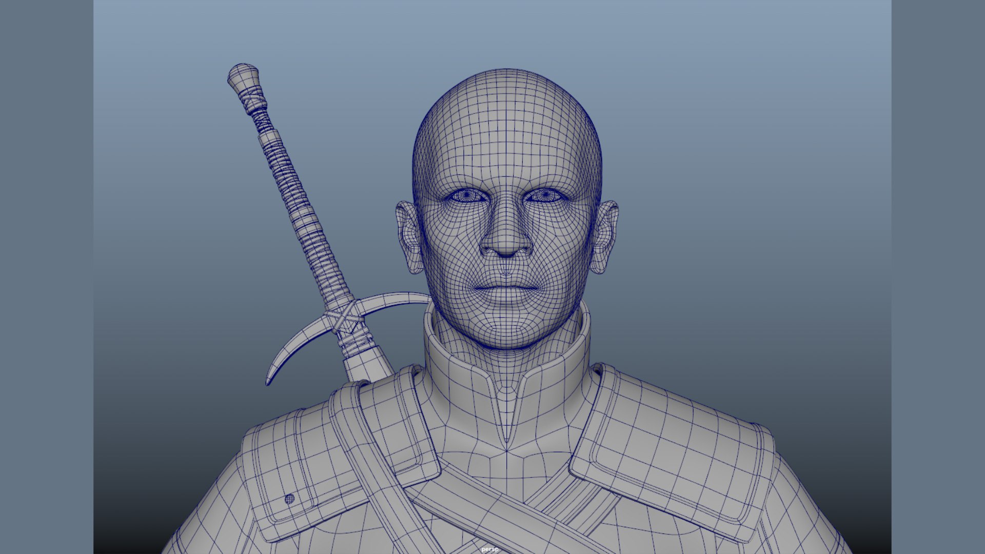 3D Warrior Game Character Model - TurboSquid 1796097