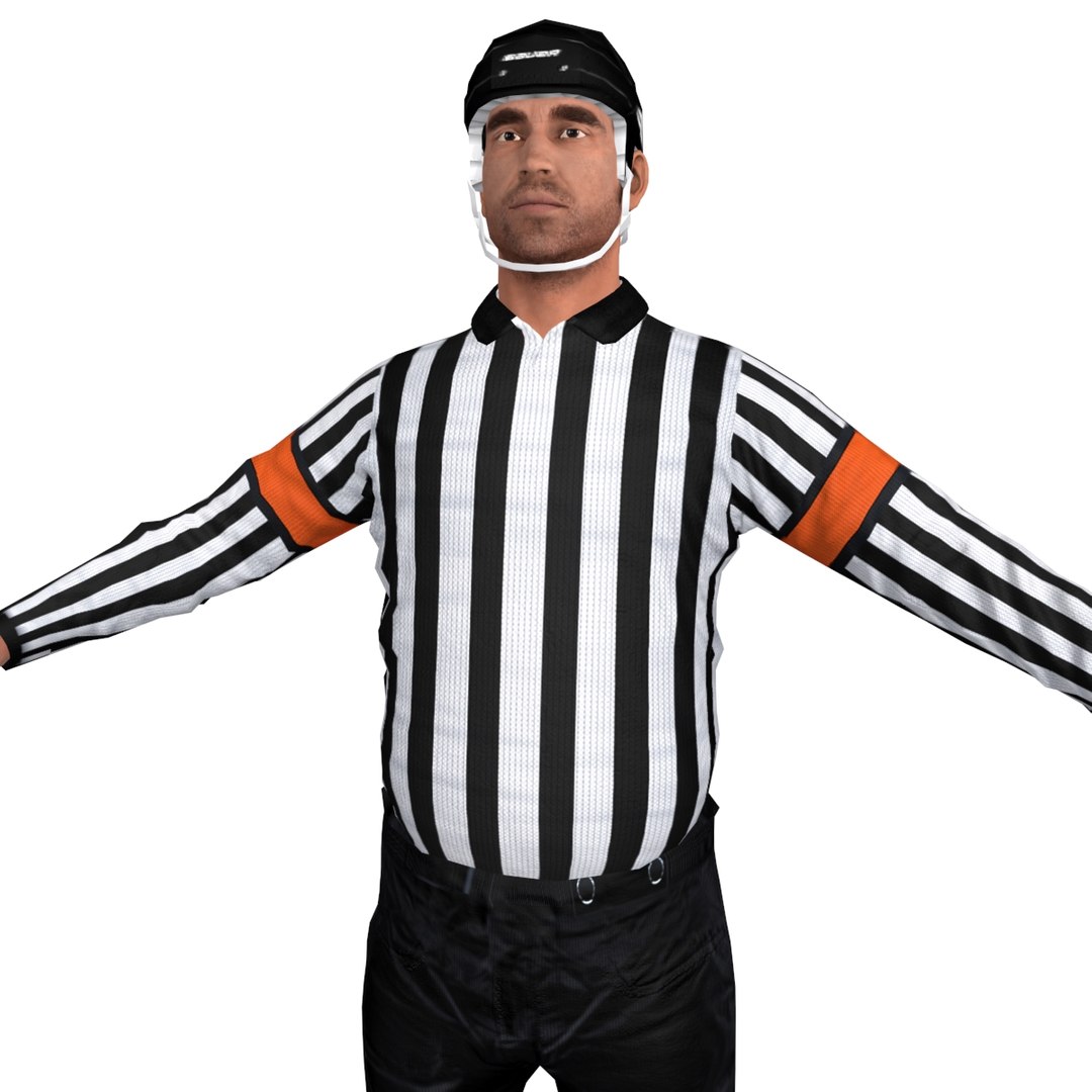 Hockey Referee 3d Model