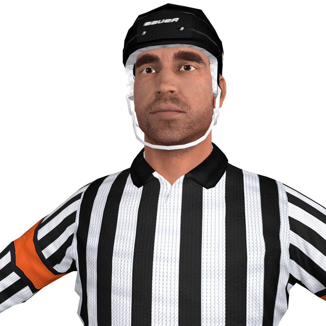 Hockey Referee 3d Model