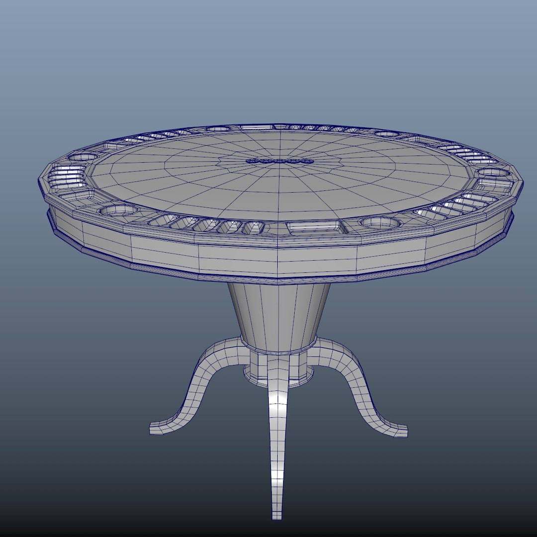 Poker Table 3d Model