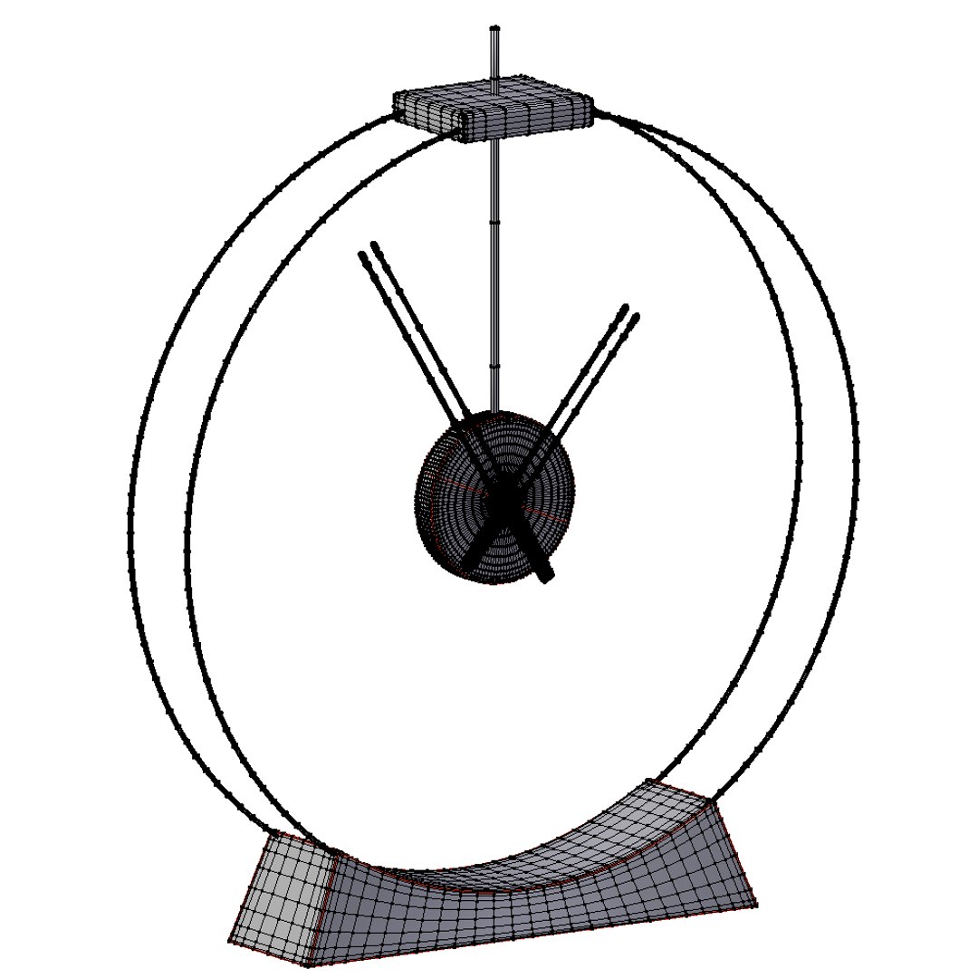 3D model minimalistic table clock - TurboSquid 1611852