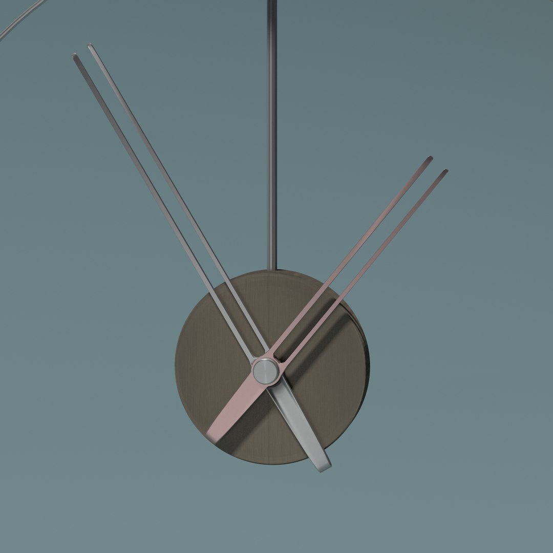 3D model minimalistic table clock - TurboSquid 1611852