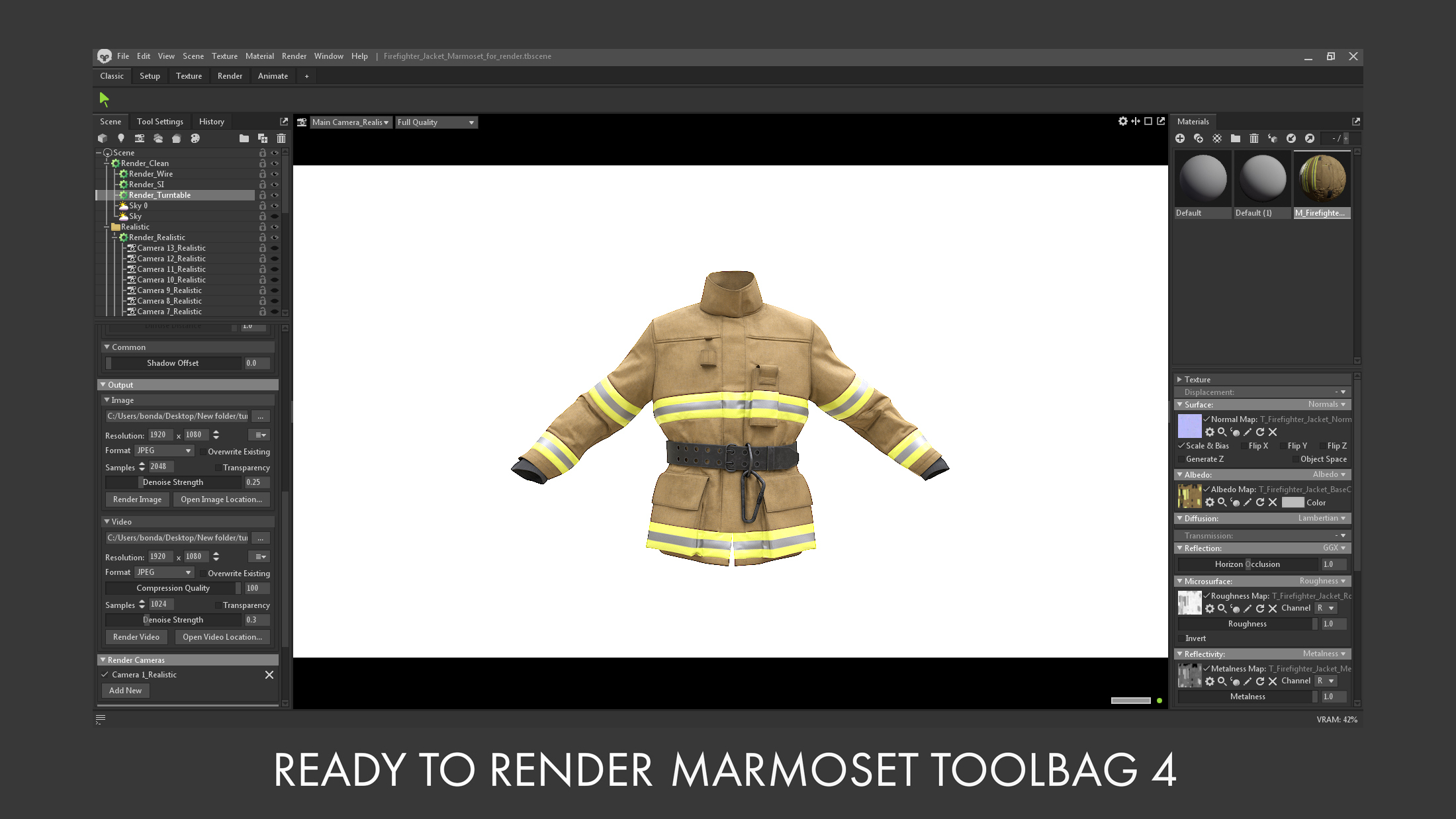 Firefighter Jacket 3D model - TurboSquid 1865707