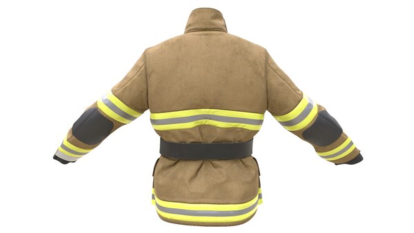 Firefighter Jacket 3D model - TurboSquid 1865707