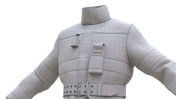 Firefighter Jacket 3D model - TurboSquid 1865707