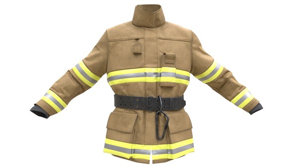 Firefighter Jacket 3D model - TurboSquid 1865707