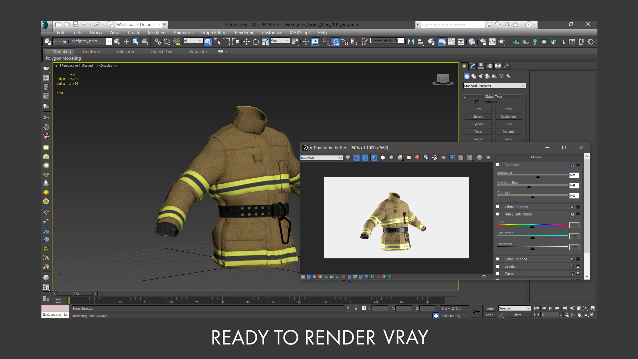 Firefighter Jacket 3D model - TurboSquid 1865707