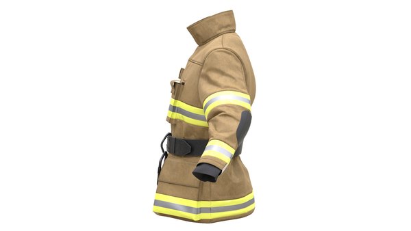 Firefighter Jacket 3D model - TurboSquid 1865707